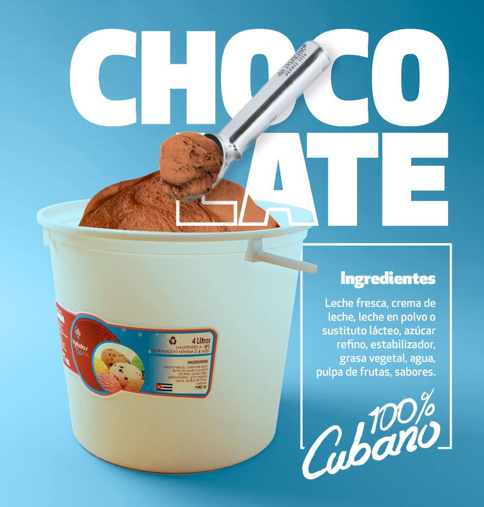 Helado de Chocolate (CID) tanqueta de 4L