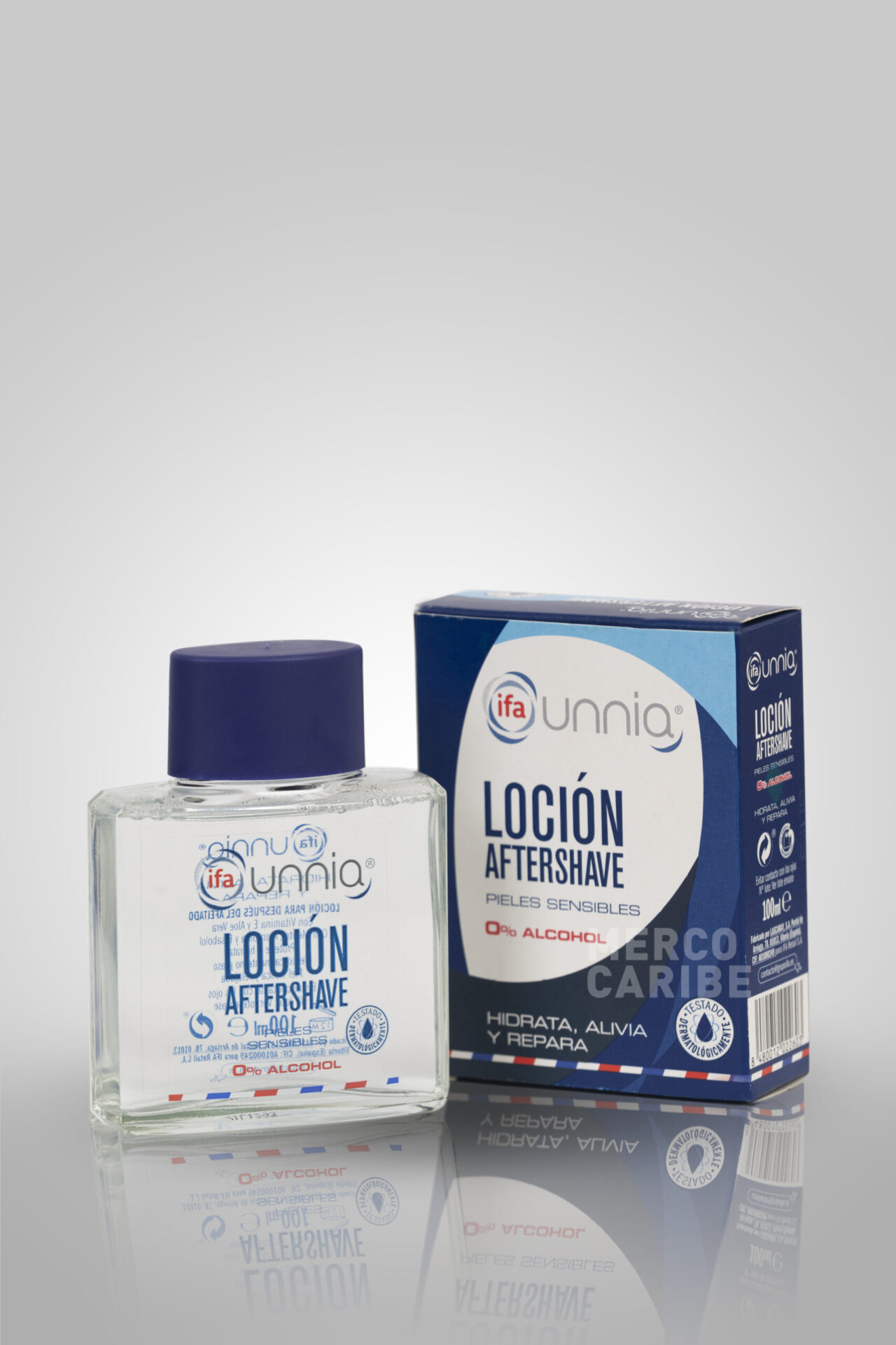 Locion Aftershave Piel Sensible 0% de Acohol (Ifa Unnia) pomo de 100ml
