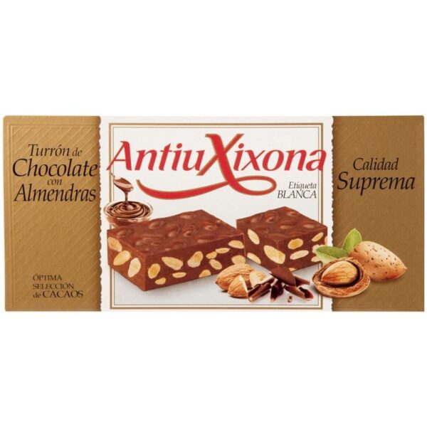 Turron Chocolate con Almendras (Antiu Xixona) 200g