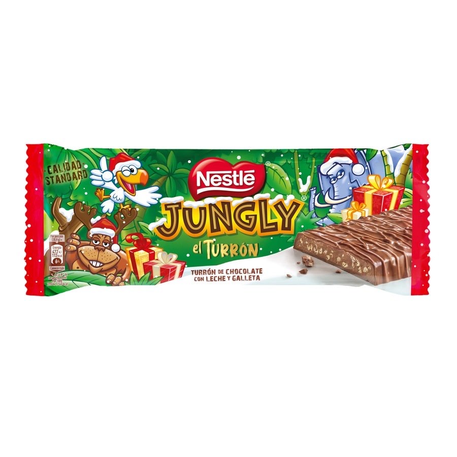 Turron Chocolate con Galletas Jungly (NESTLE) 232g