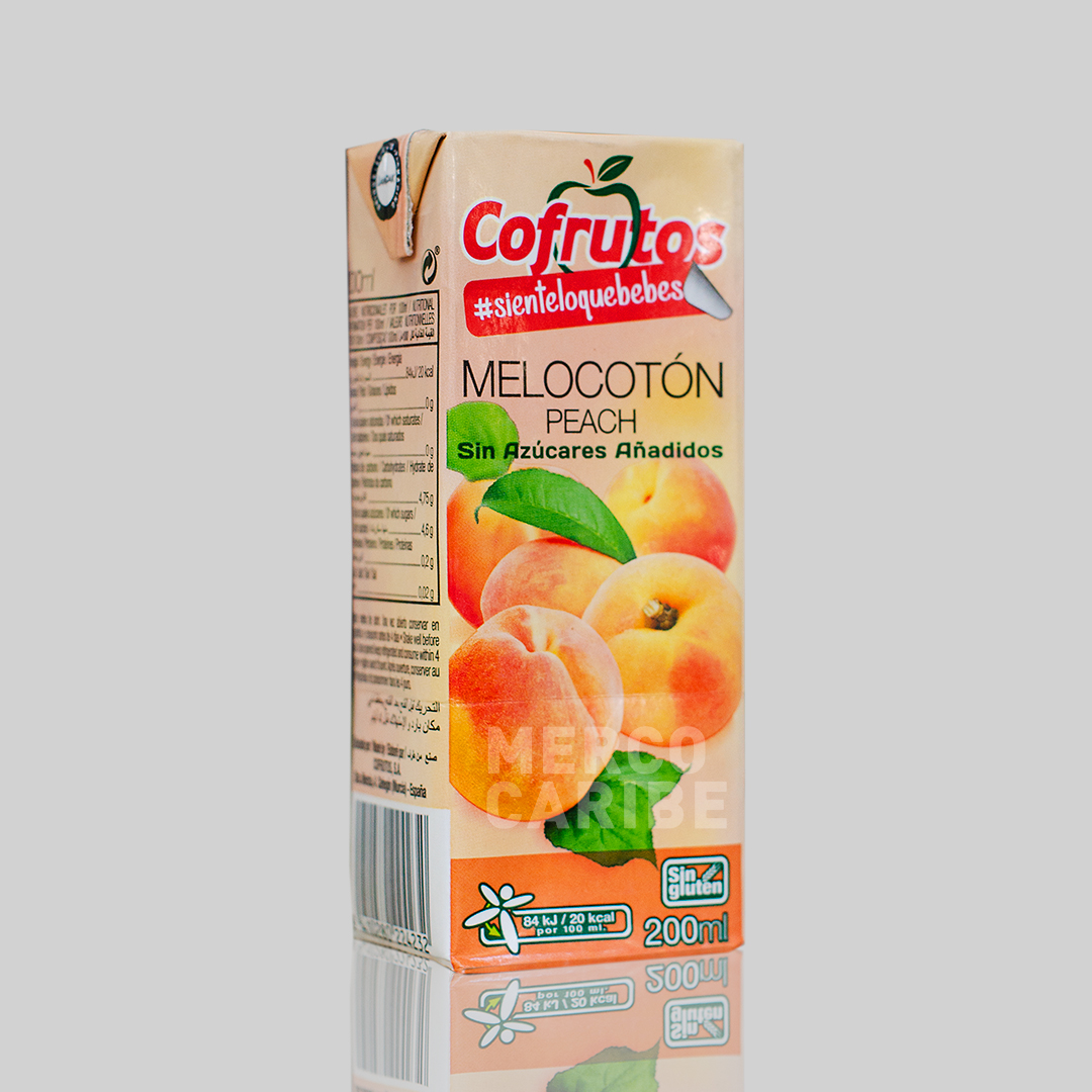 Jugo de Melocoton (COFRUTOS) caja de 200ml