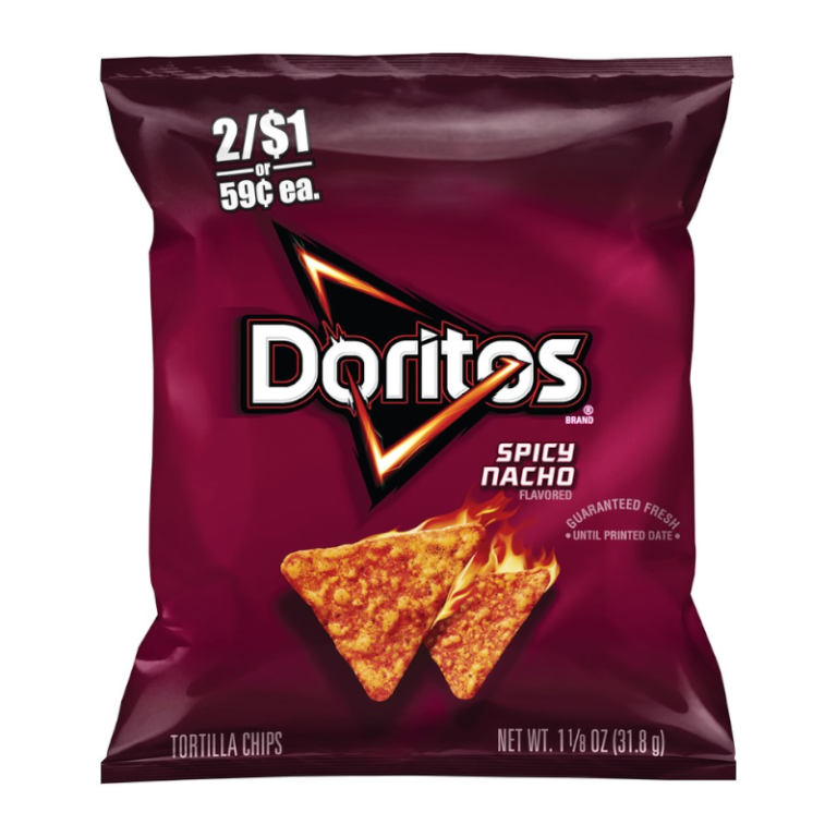 DORITOS Nacho Picante Frituras de Tortilla, 1.125 oz