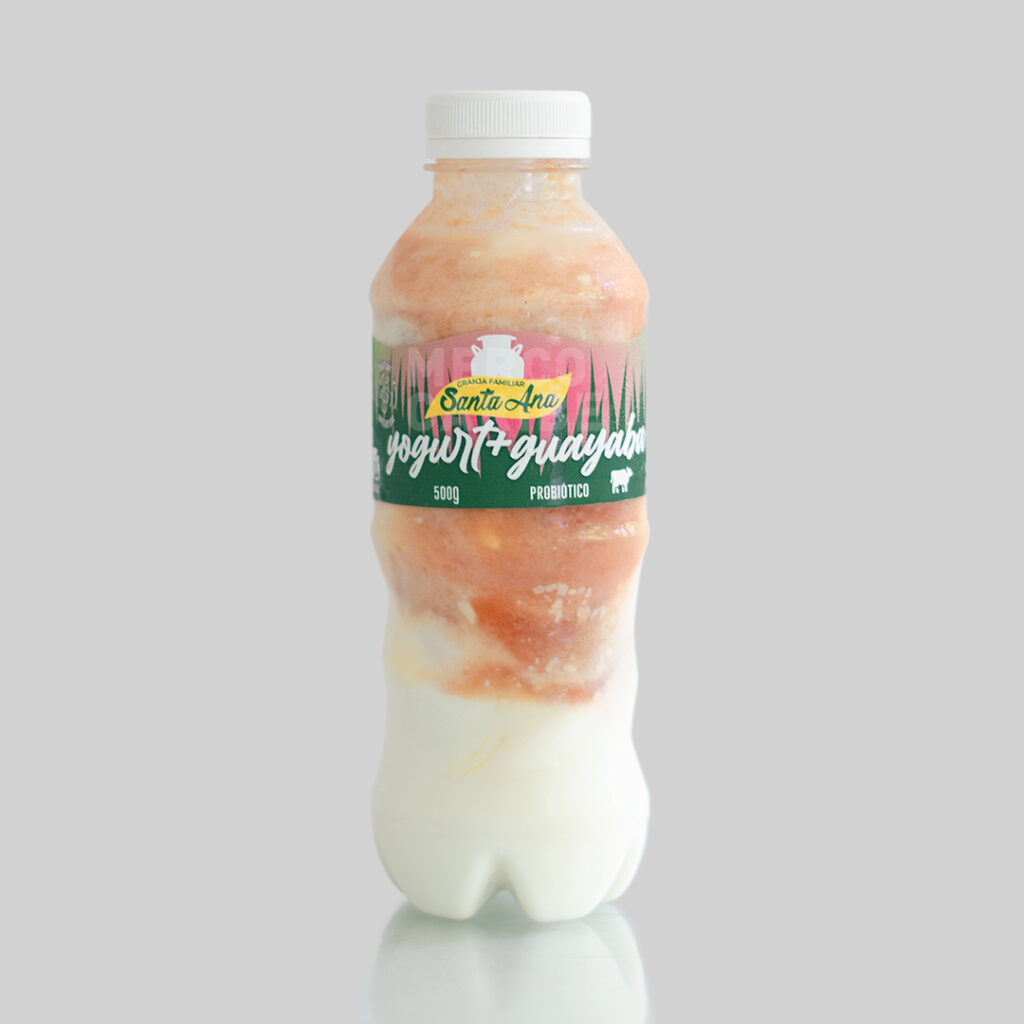 Yogurt probiotico c/ mermelada de guayaba (pomo 500 ml) SA