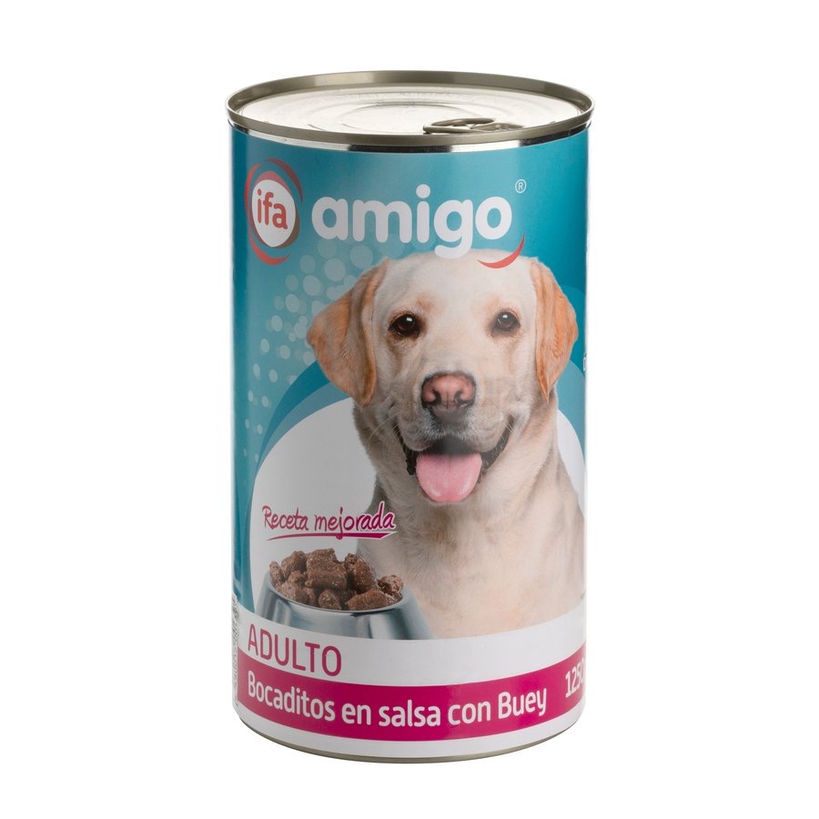 Alimento para Perro Adulto /Bocado Salsa de Buey (Ifa Amigo) 1250 g
