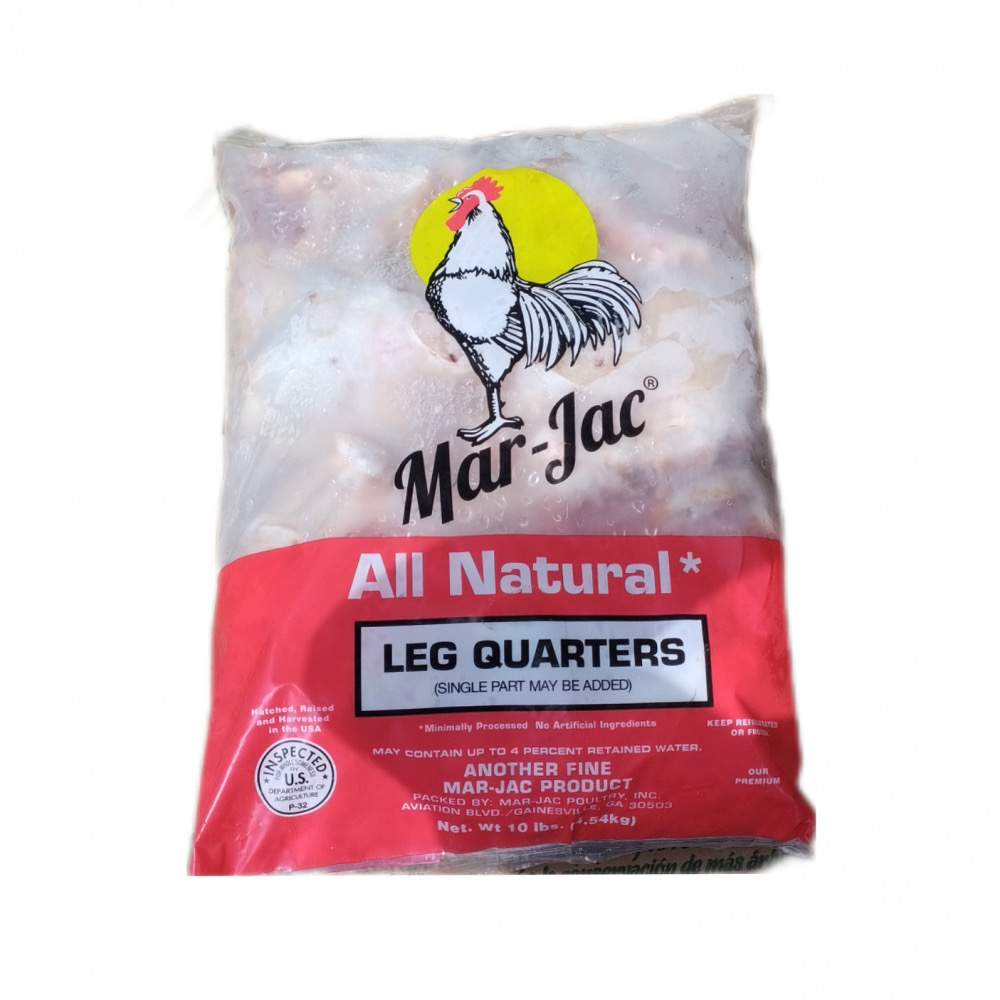 Cuartos de Pollo (Mar-Jac) paquete de 10 Lb