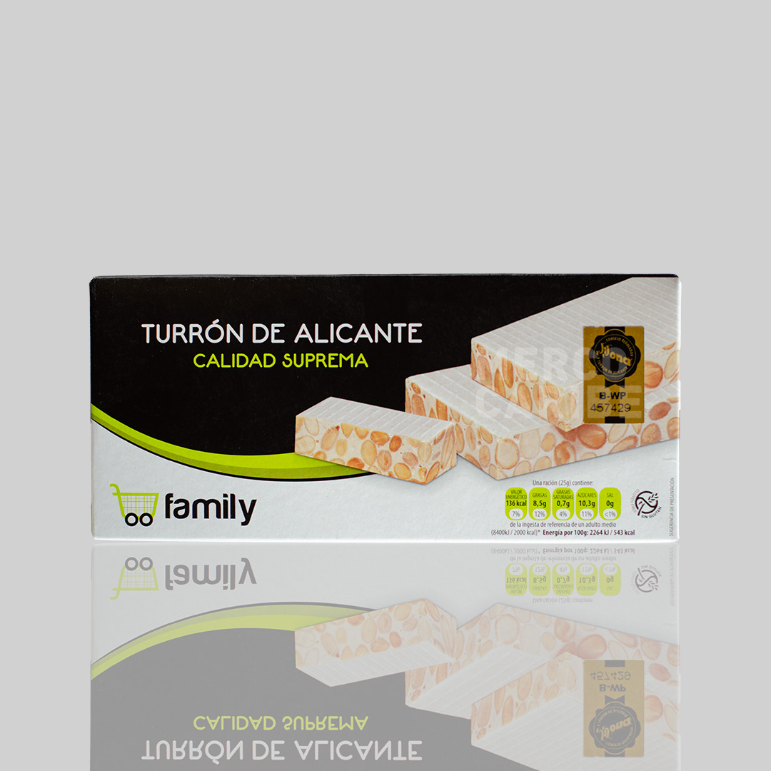 Turron Alicante "Duro" (Family) 250g